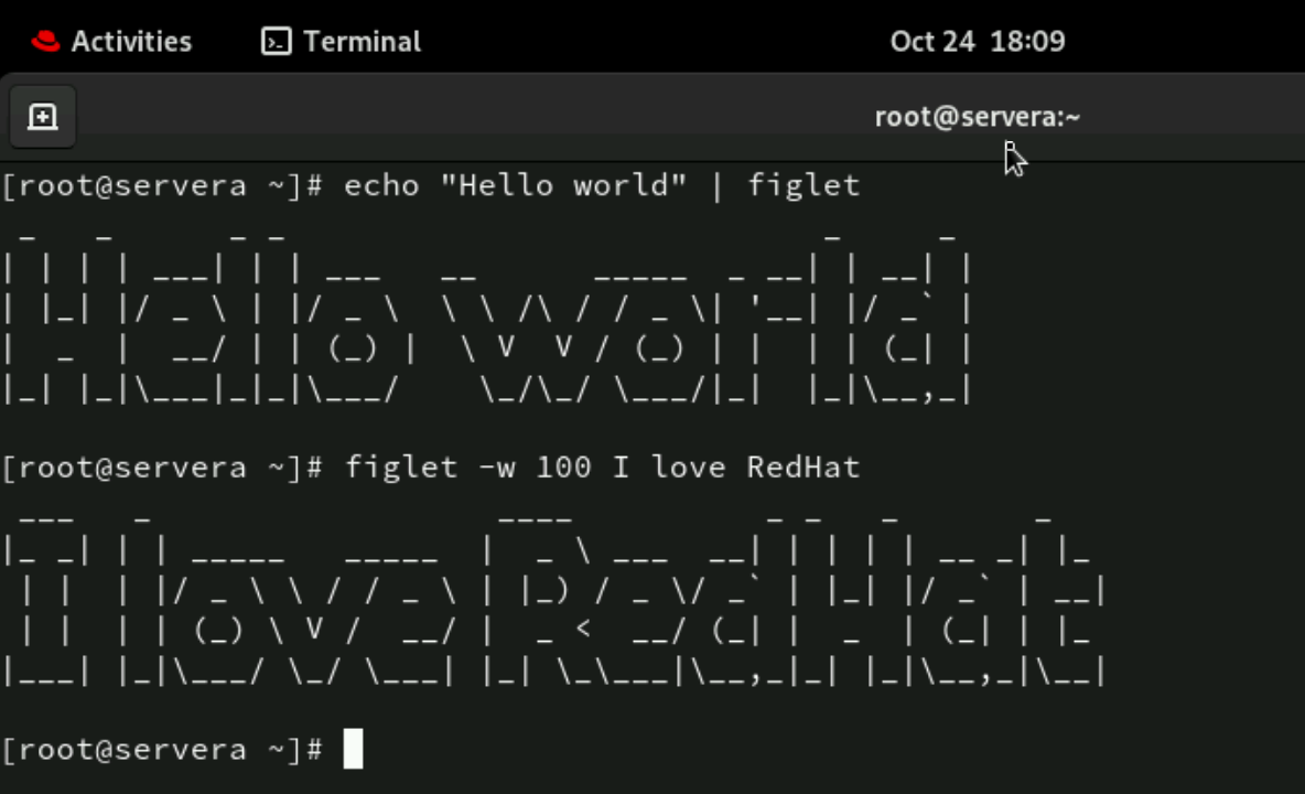 Pixel Perfect : ASCII Art Extravaganza - Red Hat Learning Community