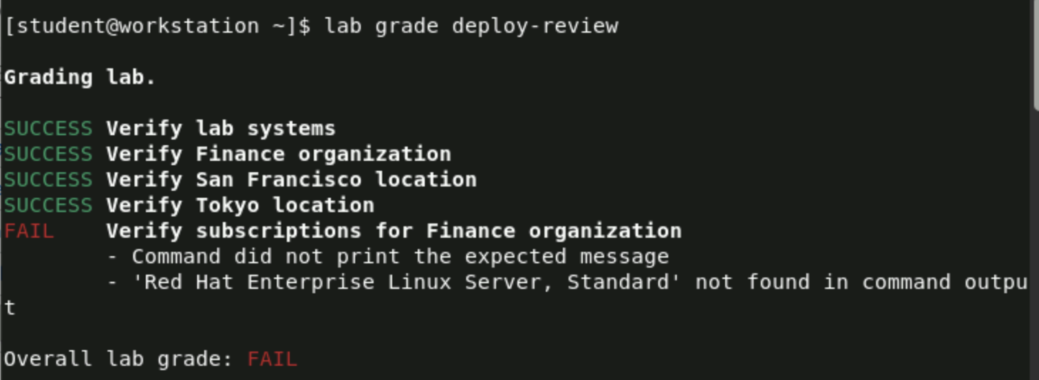 Solved: Ch01s11 : lab grade deploy-review error - Red Hat Learning Community