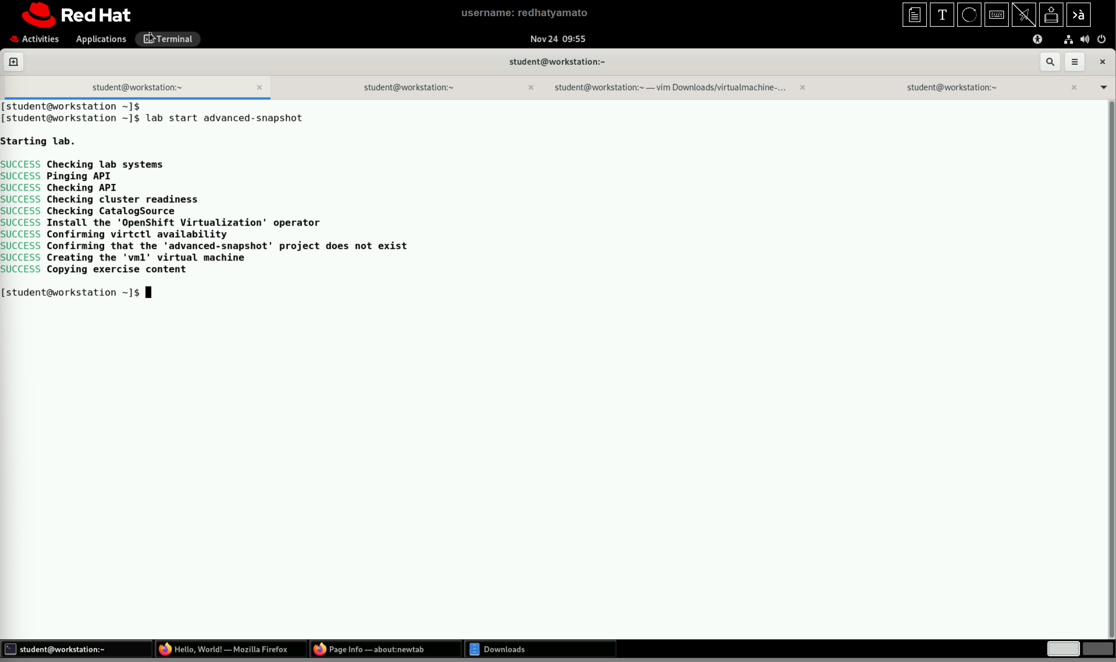 Solved: Lab not exist for chapter 7.4 and ongoing - Red Hat Learning Community
