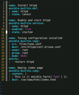 Solved: Ansible...RH294 Version 9 Chapter 6, Section 6.5 L... - Red Hat ...
