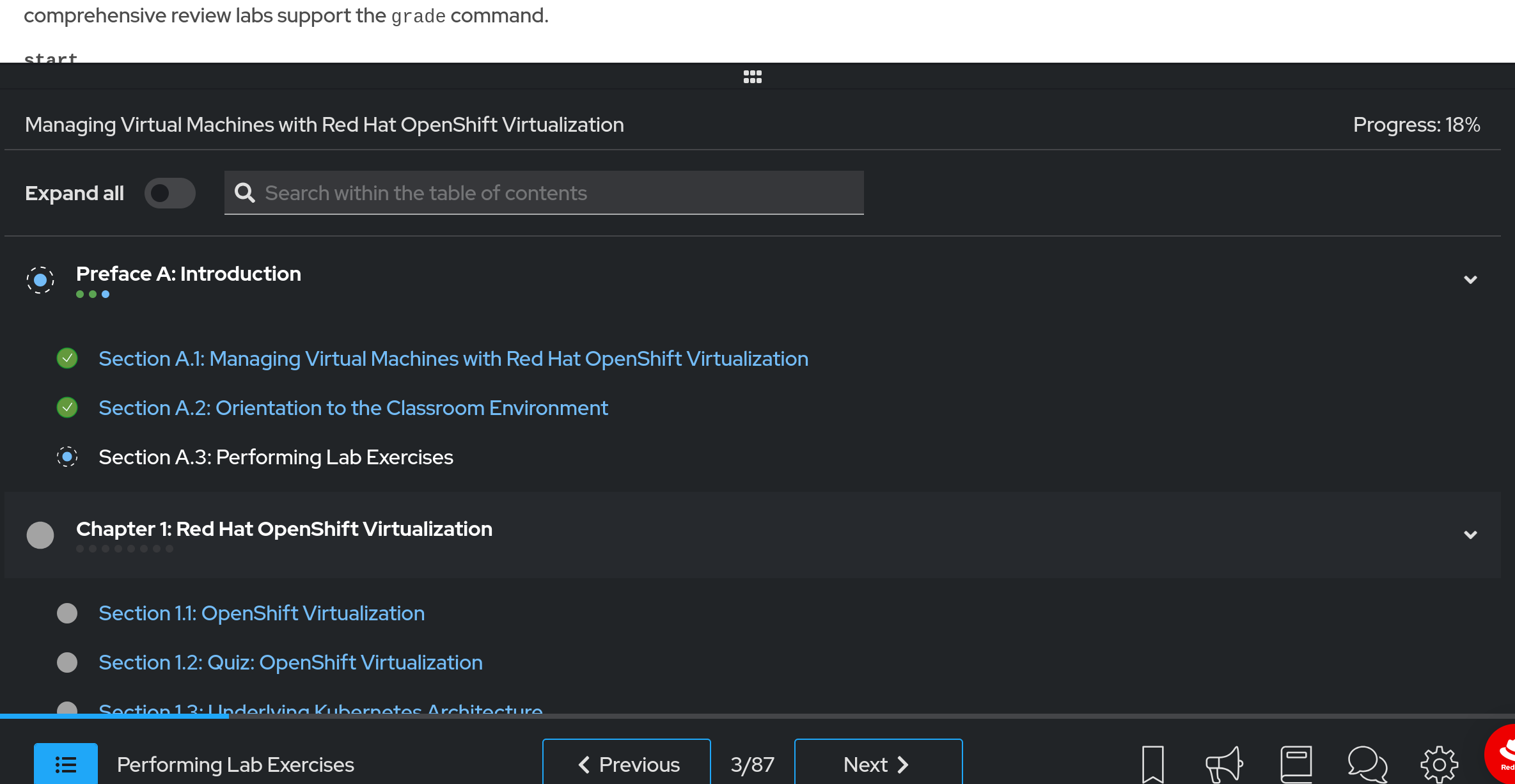 Solved: Not happy about new table of contents (TOC) layout - Page 2 - Red Hat Learning Community