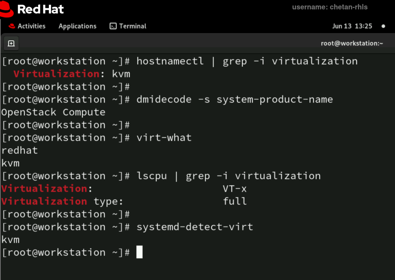 Solved: Virtualization Support - Red Hat Learning Community