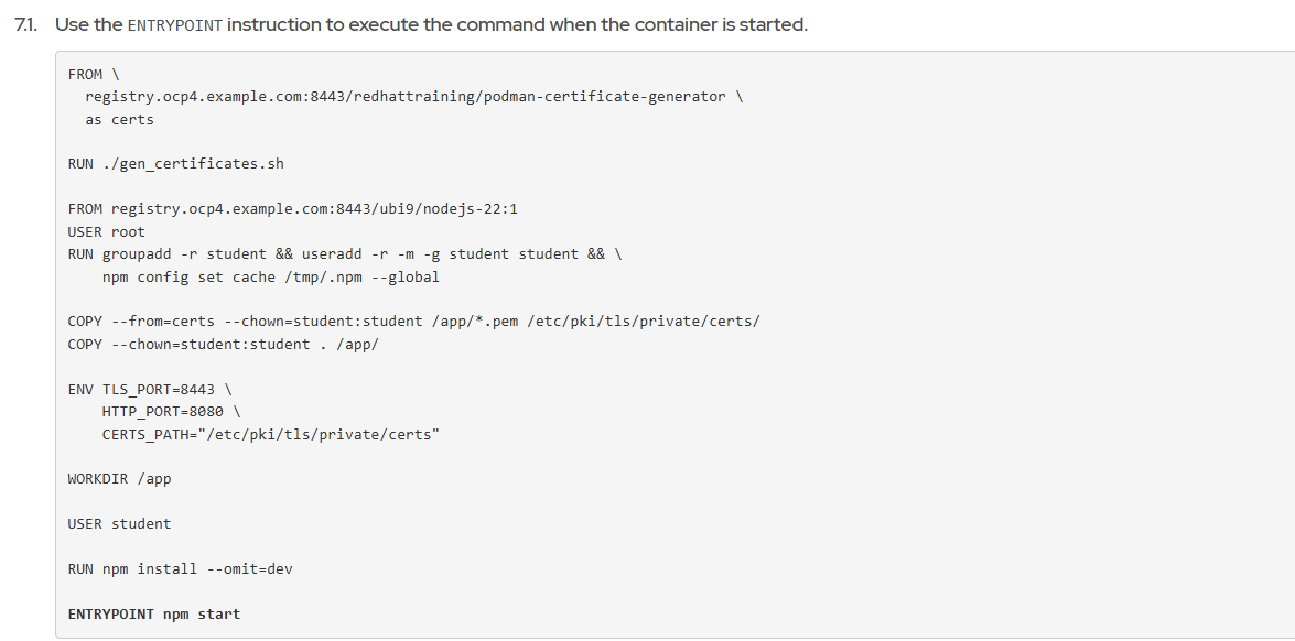 Error running lab exercise Chapter 4 as stated in ... - Page 2 - Red Hat Learning Community