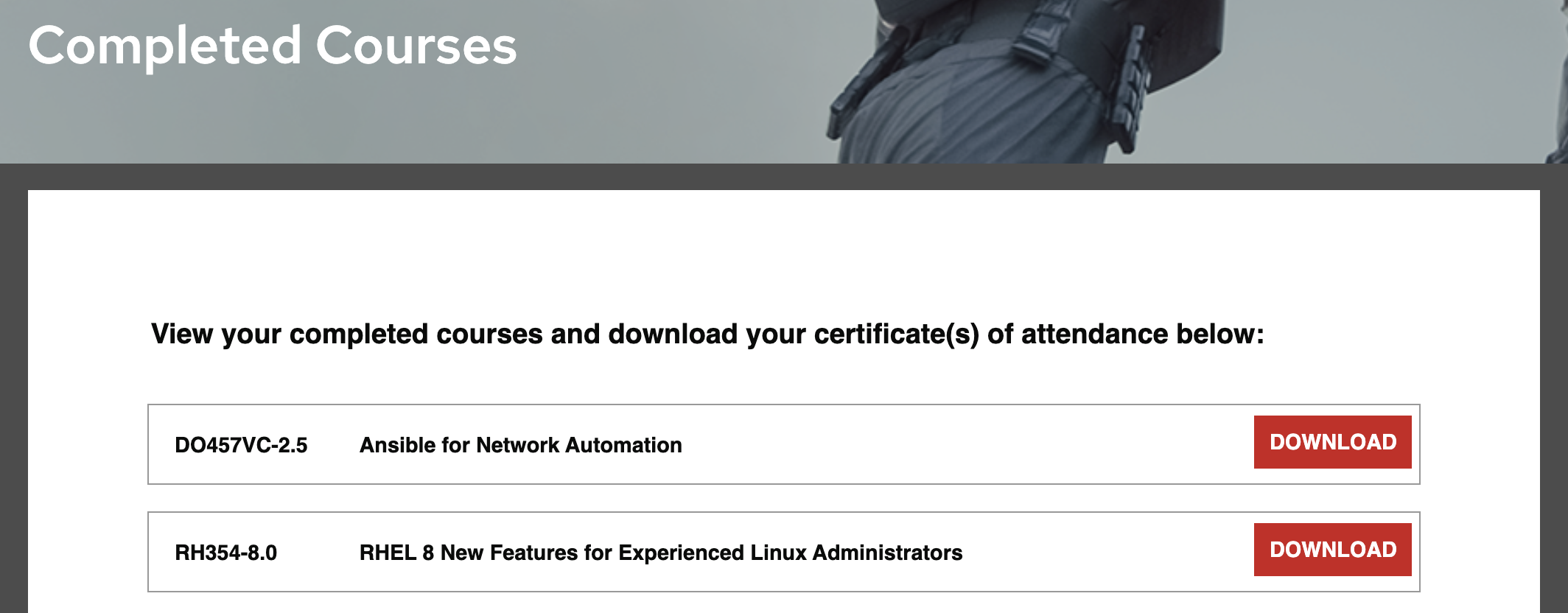 Get Your Certificate - Red Hat Learning Community