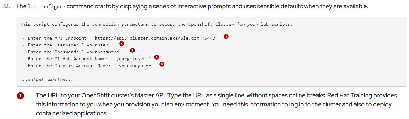 REDUX: DO180 v4.6 lab space not working / not read... - Red Hat ...