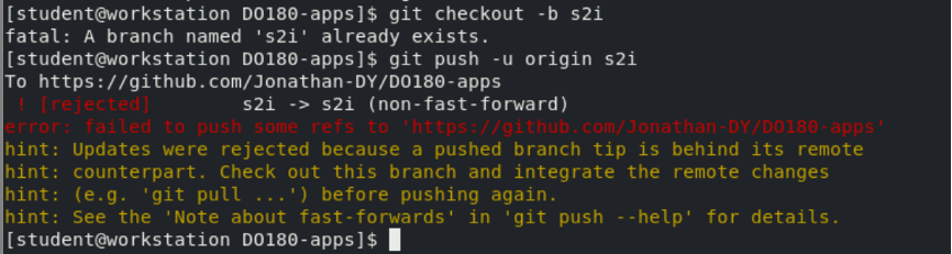 Solved: DO180 (v4.6) Chapter 6 Section 8 (Guided Exercise)... - Red Hat Learning Community