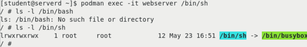 Solved: /bin/bash NOT FOUND under container when run "podm... - Red Hat ...