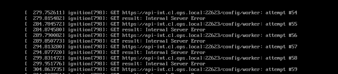 Openshift UPI vsphere worker node internal server ... - Red Hat ...