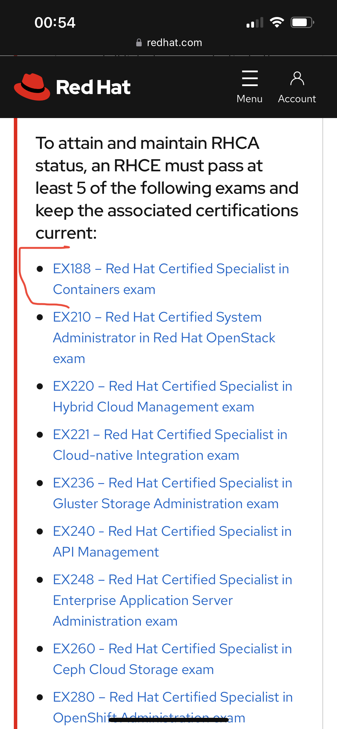 About do180 and do188 - Red Hat Learning Community