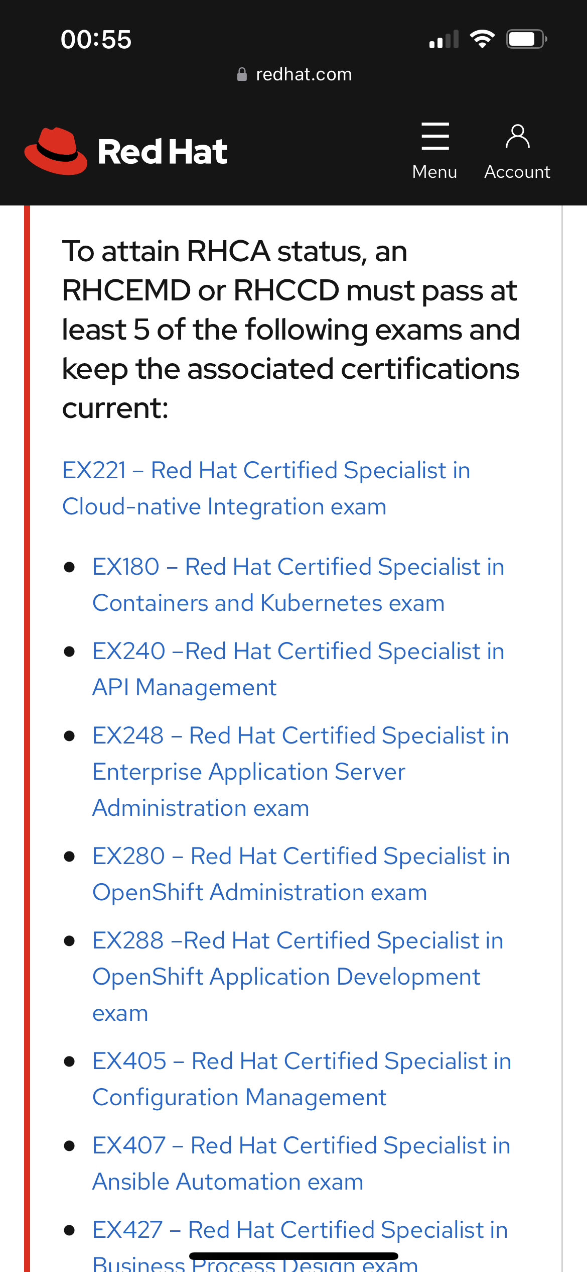 About do180 and do188 - Red Hat Learning Community