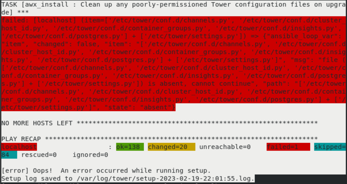 Solved: Tower 3.8.3 installation fails on TASK pulp.pulp_i... - Red Hat ...