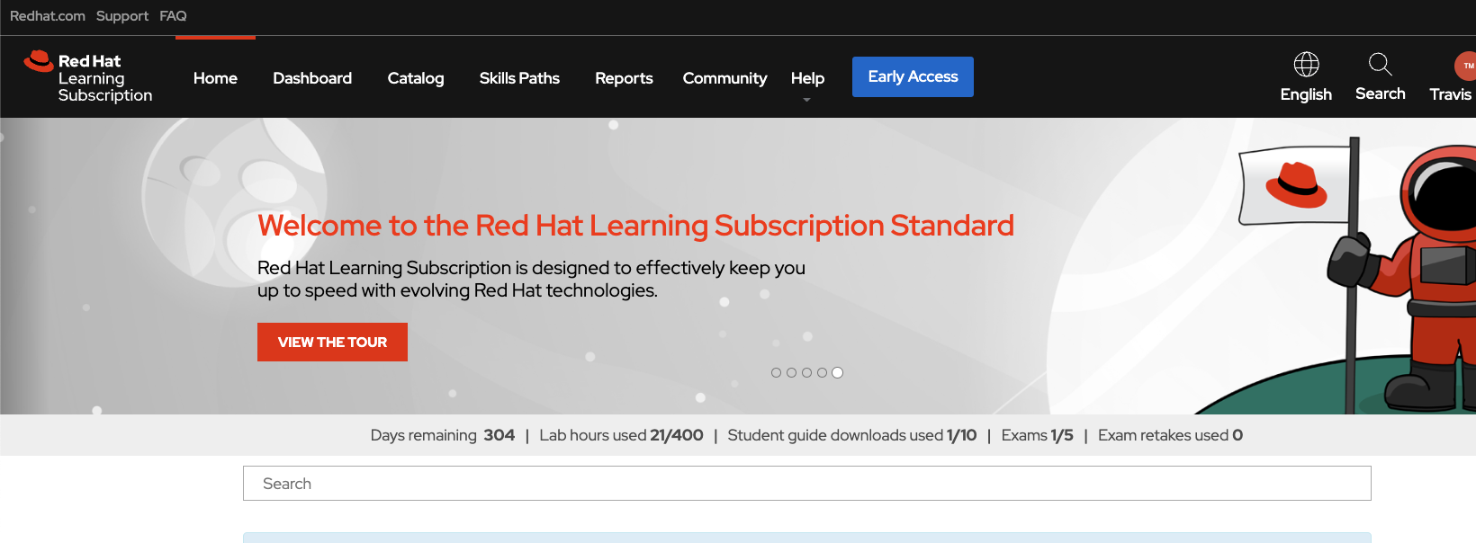 Solved: RHLS status - Red Hat Learning Community