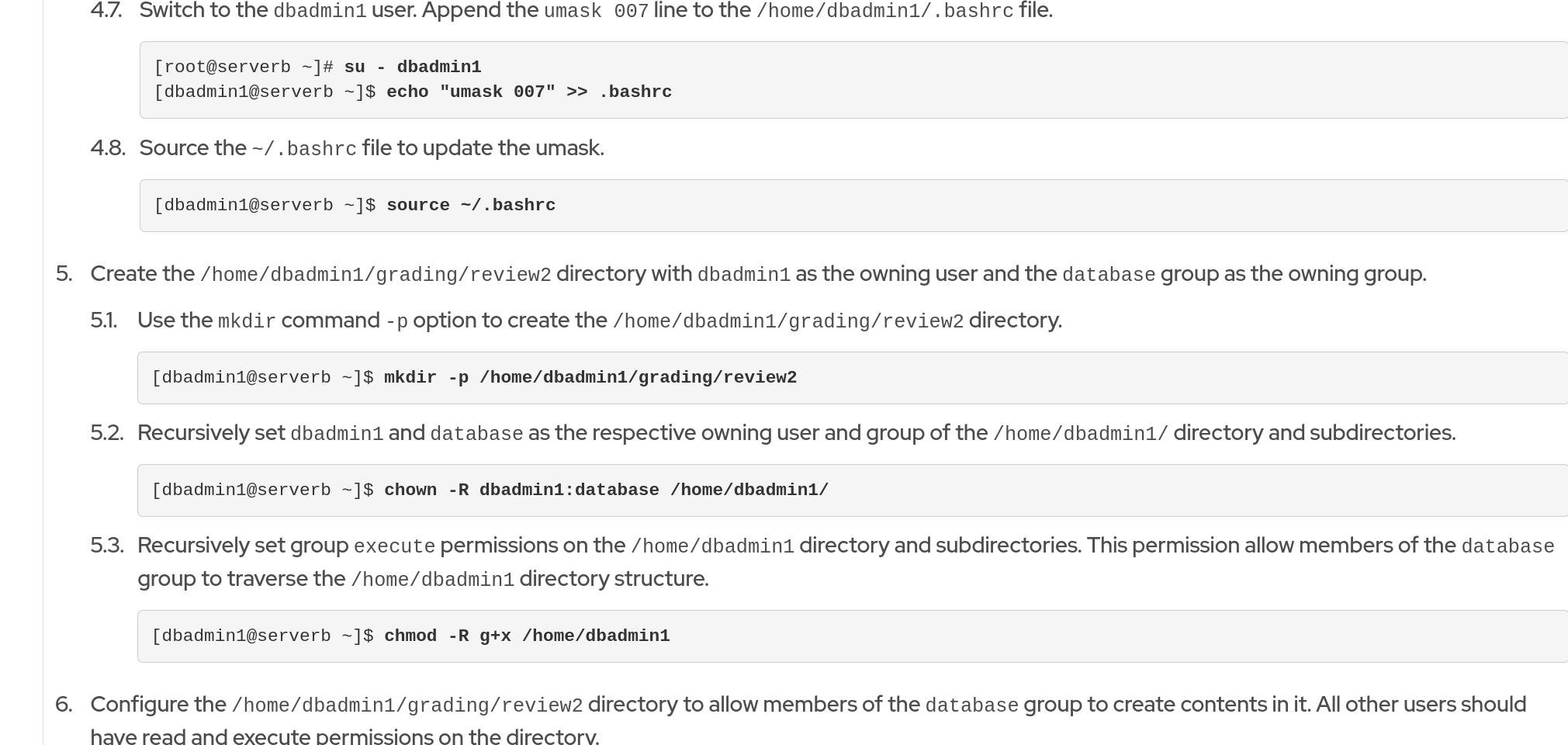 RH124 Chapter 17 Review Lab #2 - Red Hat Learning Community