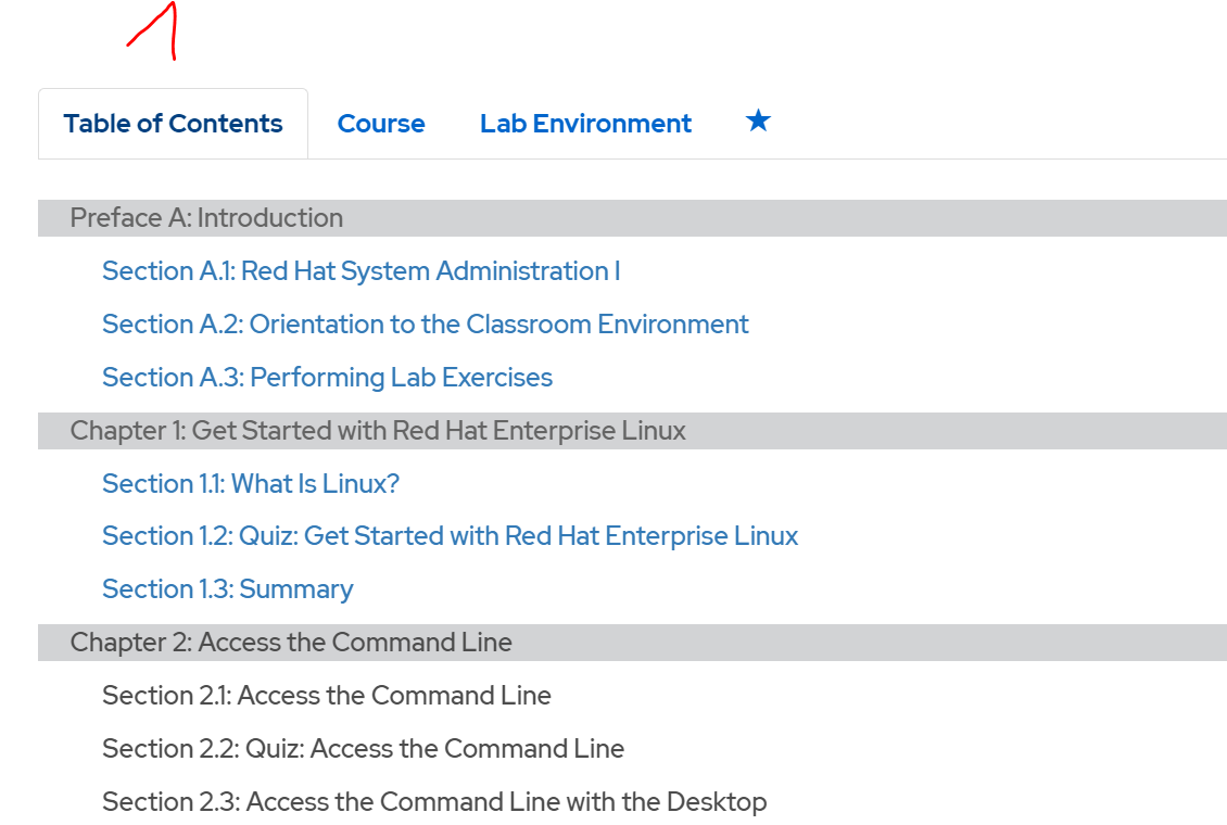 RH124 - how to process to Chapter 2 ? - Red Hat Learning Community