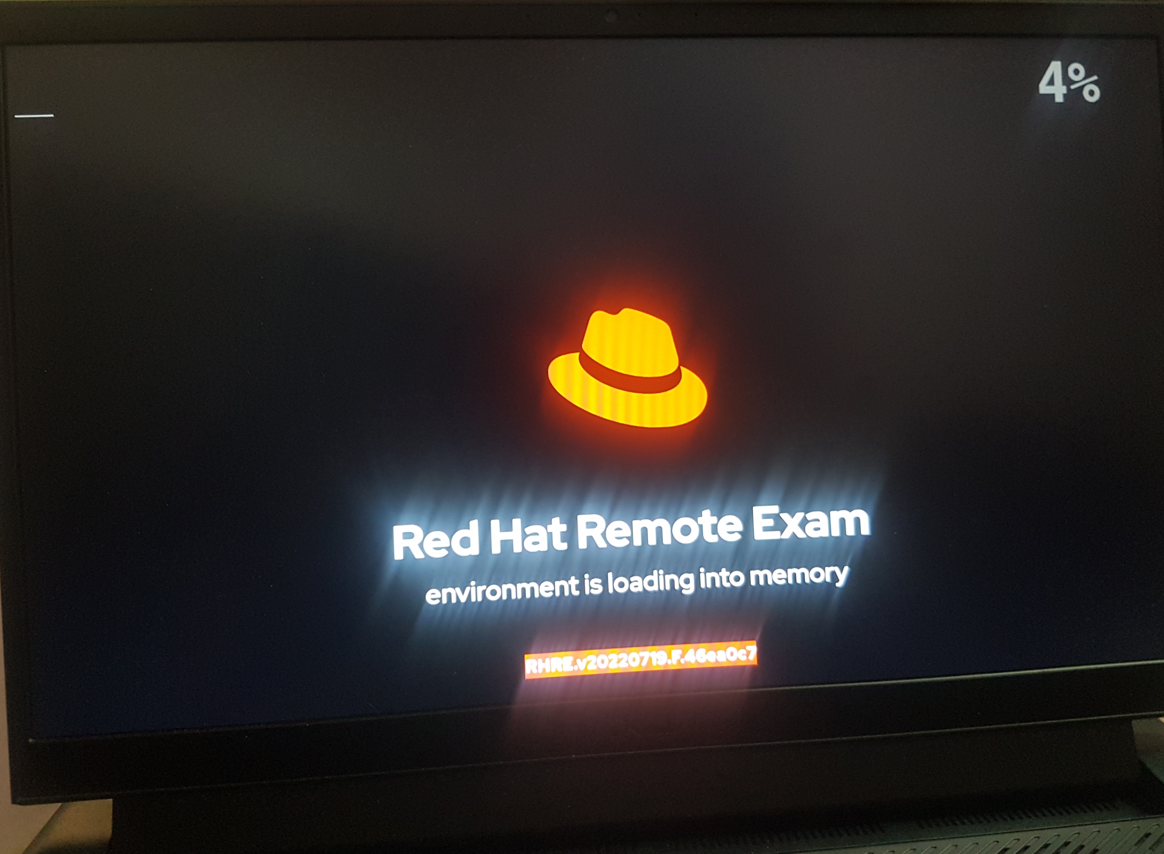 Red Hat Remote Exam Boot Issue - Red Hat Learning Community