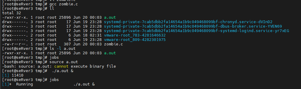 creating zombie process - Red Hat Learning Community