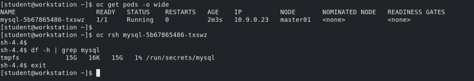 CrashLoopBackOff in K8s - Red Hat Learning Community