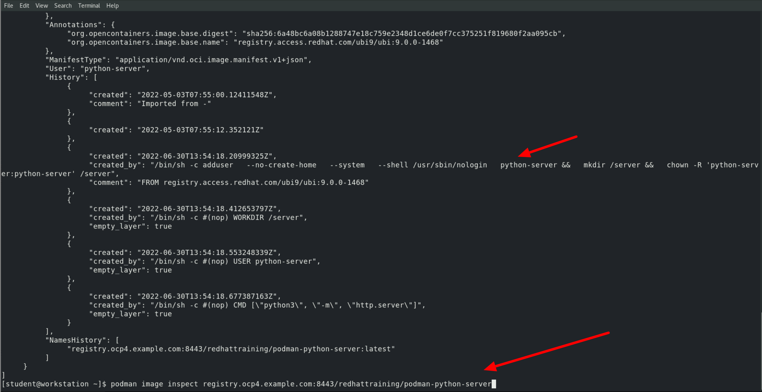 Solved: Container image on the exam - Red Hat Learning Community