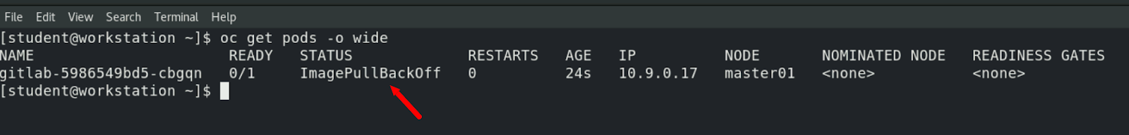 ImagePullBackOff & ErrImagePull in K8s - Red Hat Learning Community