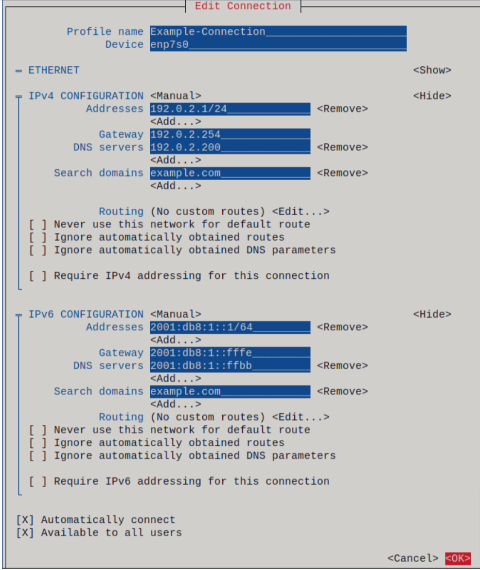Solved Using Web Console To Add Network Like Nmcli Red Hat Learning 2984
