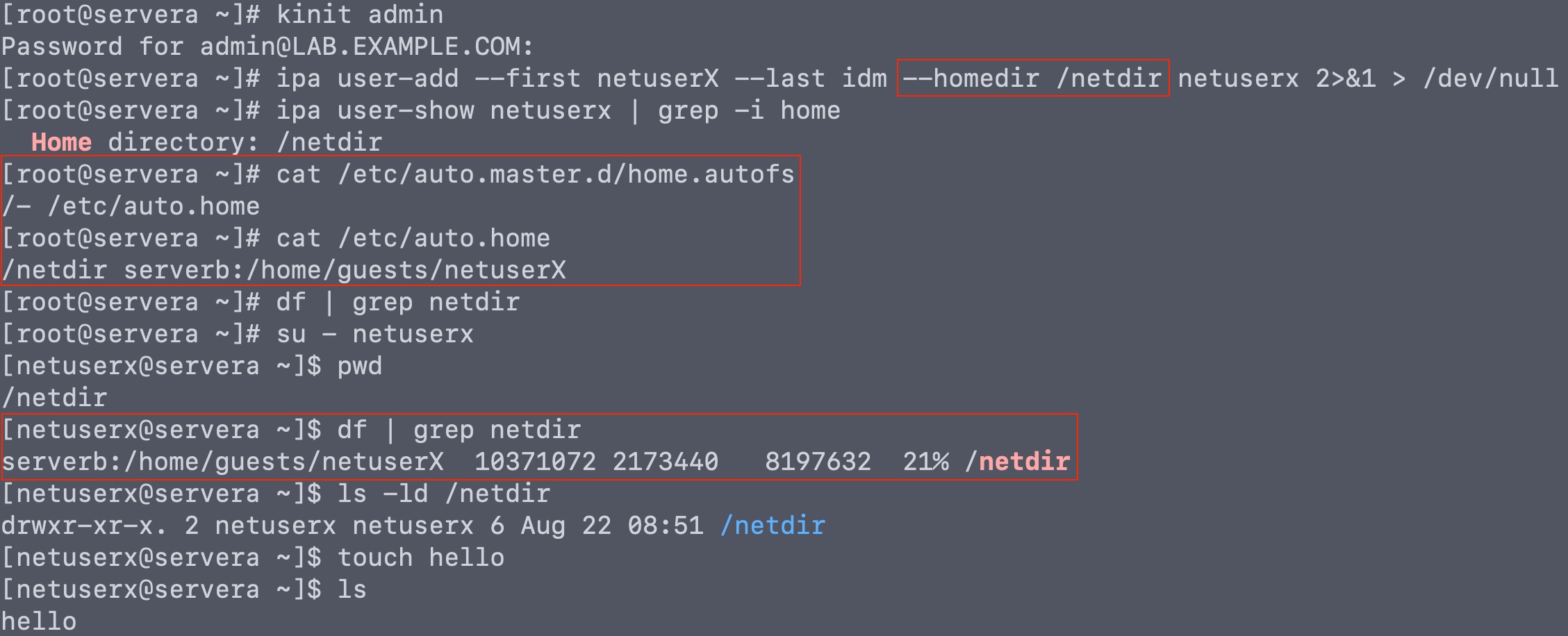 Solved: AutoFS Question - Red Hat Learning Community