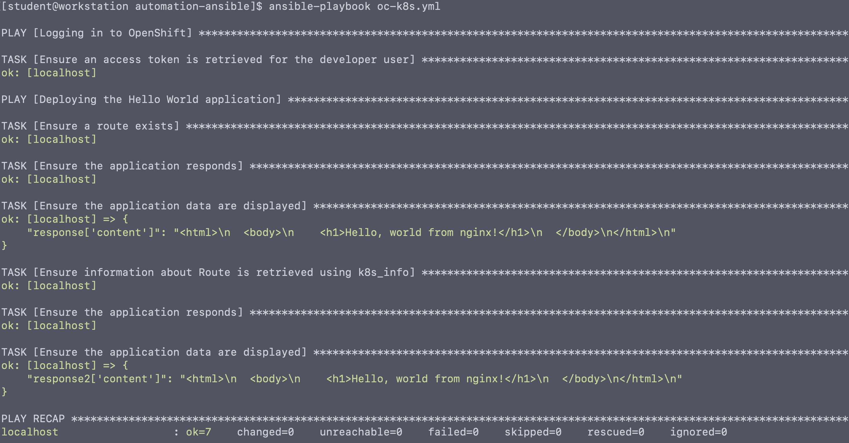 Solved: Ansible register variable - Red Hat Learning Community