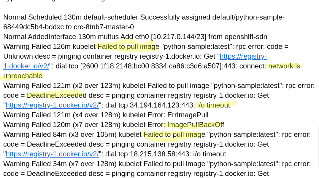 Openshift Application deployment issue - Red Hat Learning Community