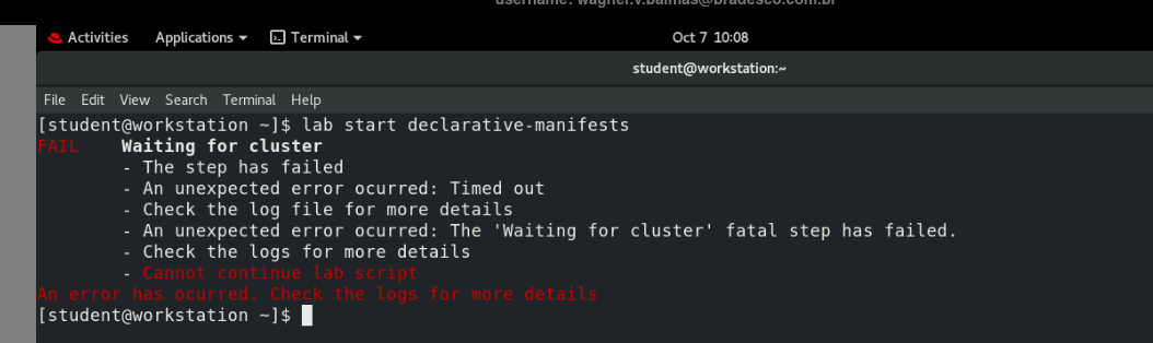 DO280- ch01s02 - Error Lab - Red Hat Learning Community