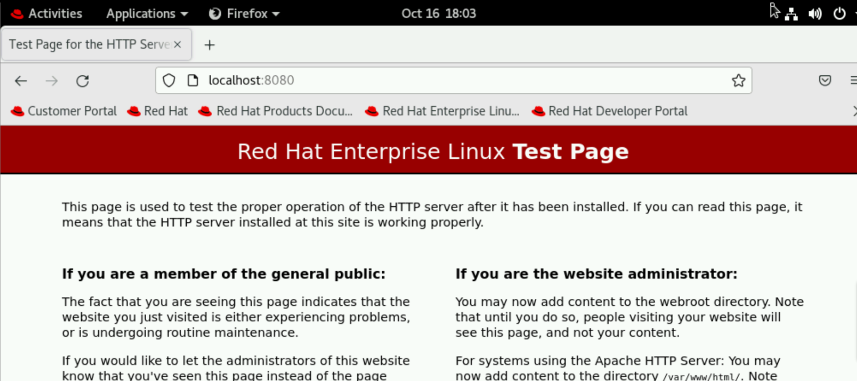 Exercise 1 Issue - Red Hat Learning Community