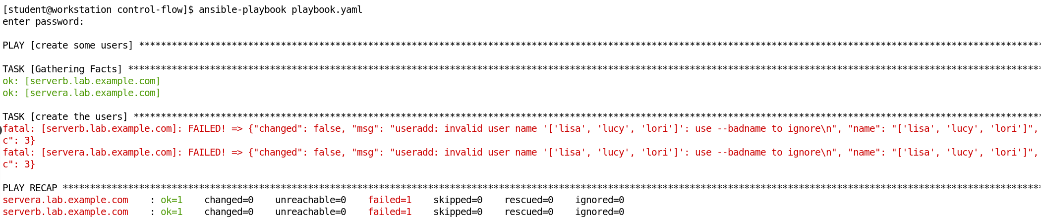 Solved: Questions about 'name' under user module - Red Hat Learning ...
