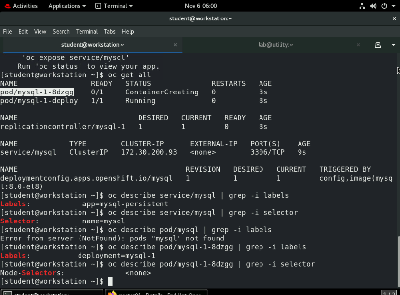 Solved: Labels and Selectors - Red Hat Learning Community