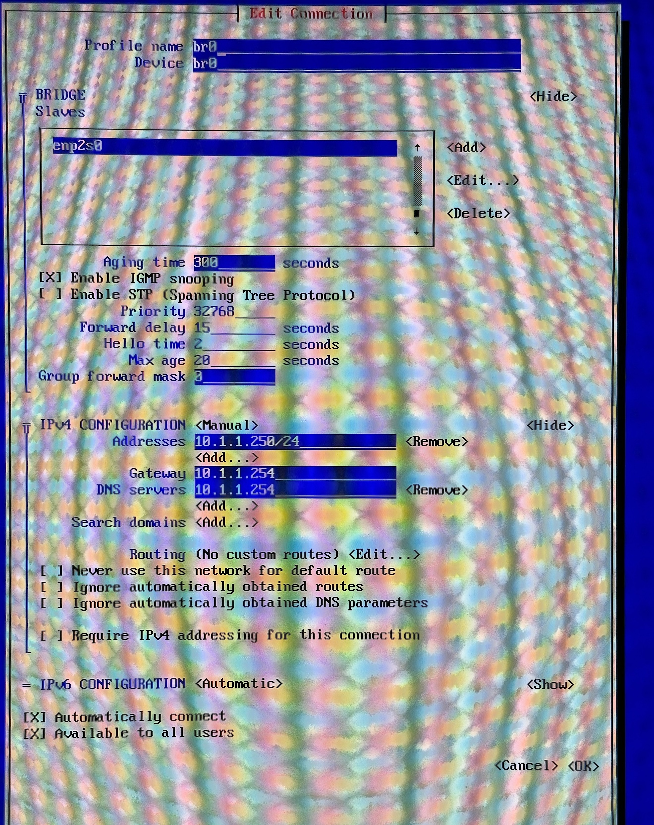 configuring a bridge network device configuration ... - Red Hat Learning Community