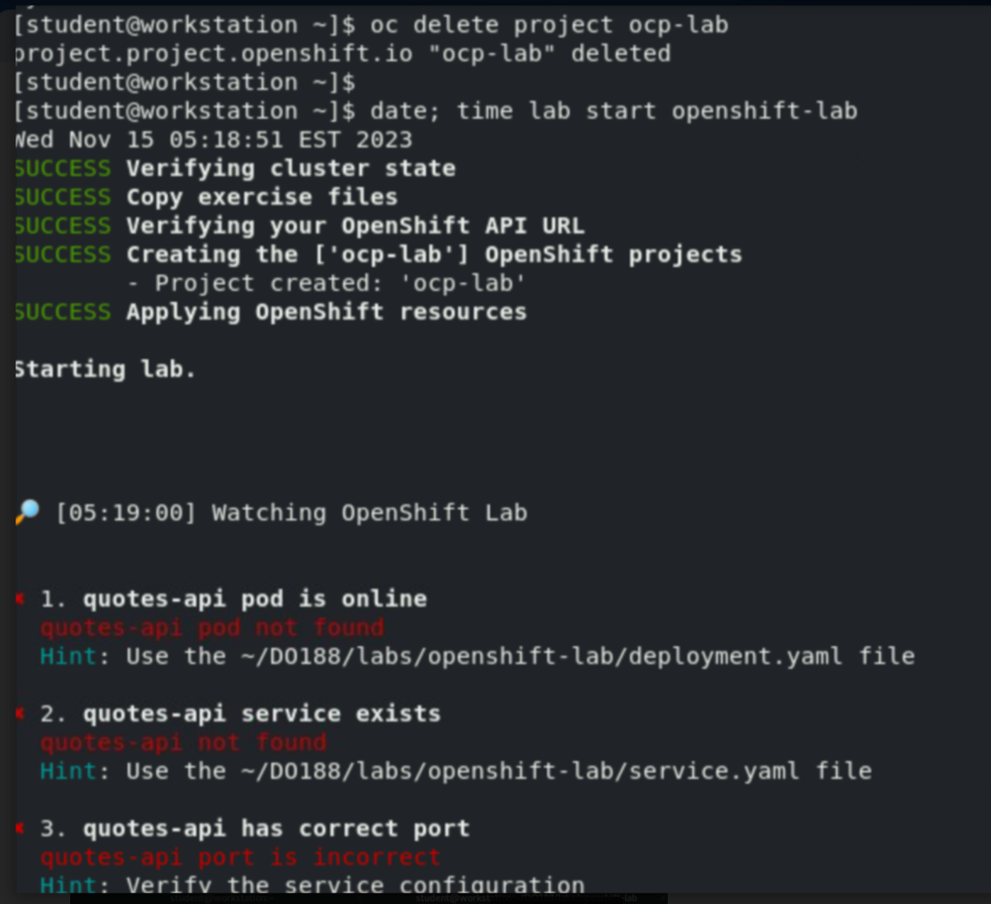 Solved: Chapter 8. Container Orchestration with OpenShift... - Red Hat ...