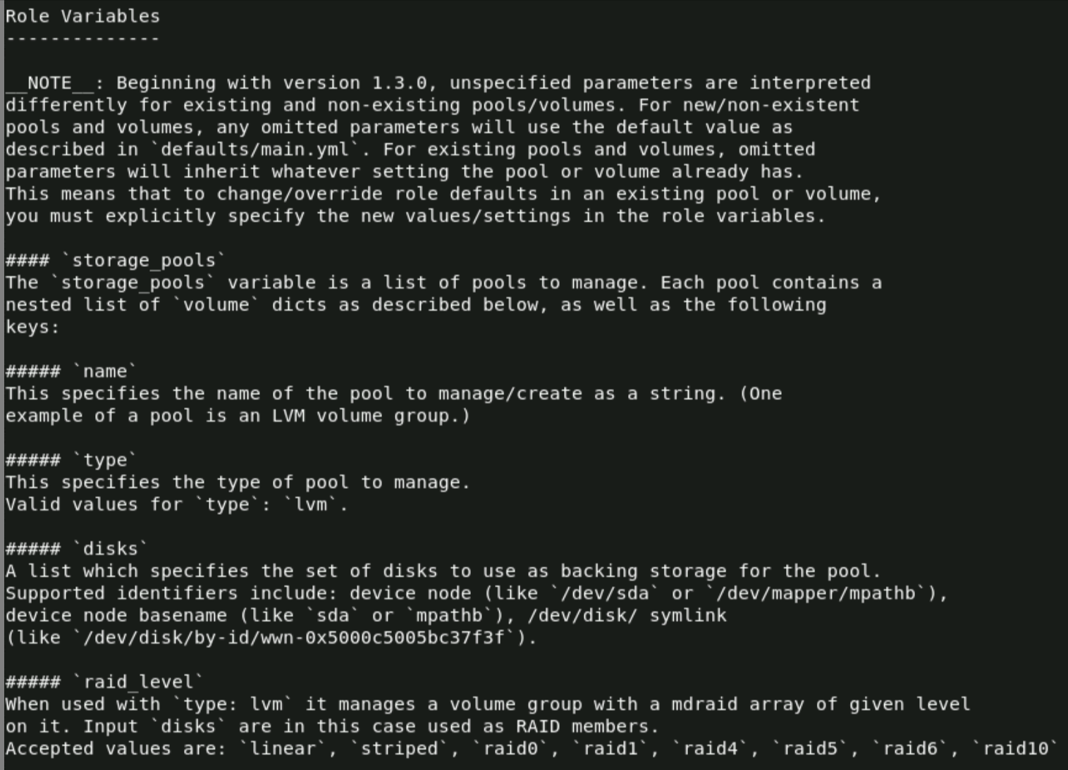 Solved: Role Readme.md for redhat.rhel_system_roles.storag... - Red Hat ...