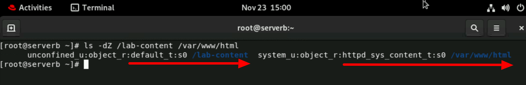 Solved: SELinux: When permissions go rogue - Red Hat Learning Community