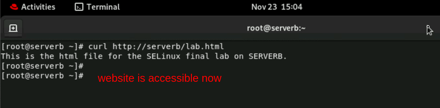 Solved: SELinux: When permissions go rogue - Red Hat Learning Community