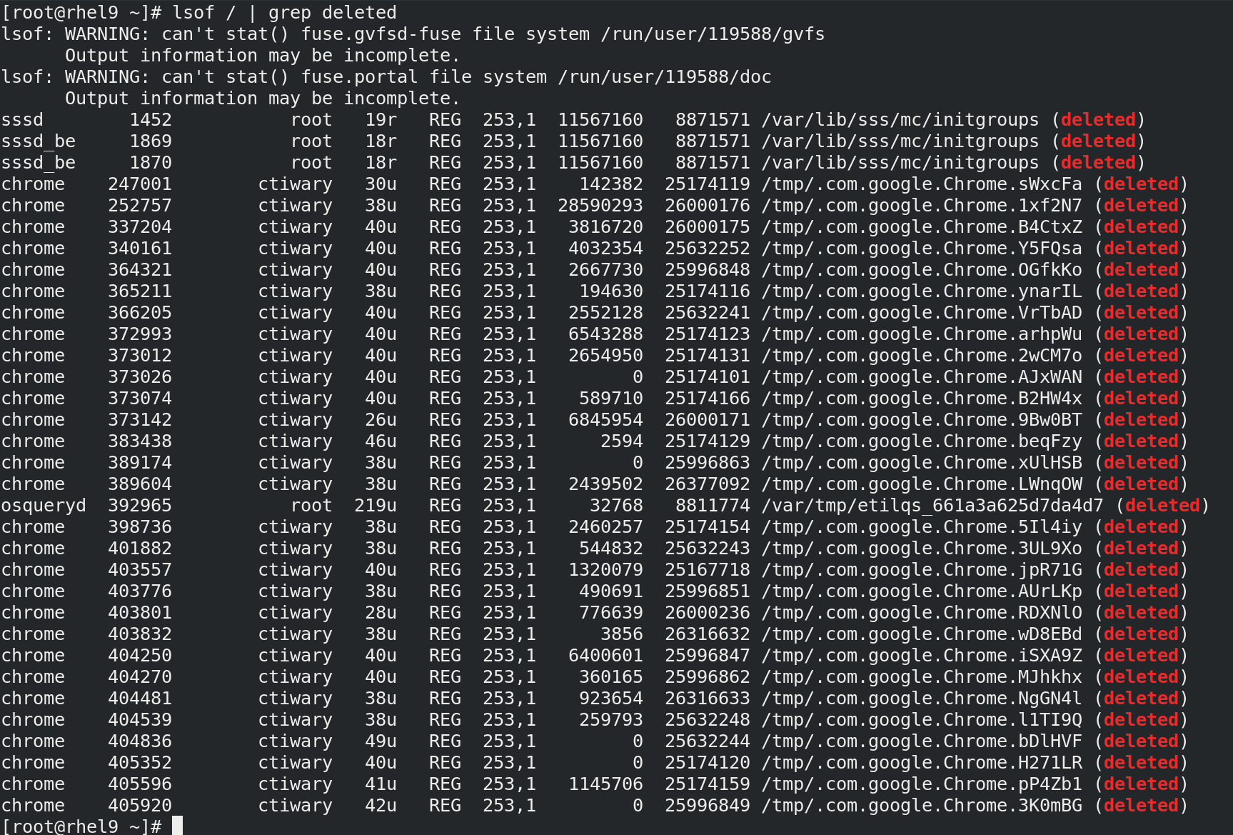 lsof - May the "file" be with you ! - Red Hat Learning Community