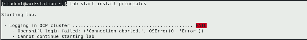 Solved: EX240 - lab install principles always fails - Red Hat Learning Community