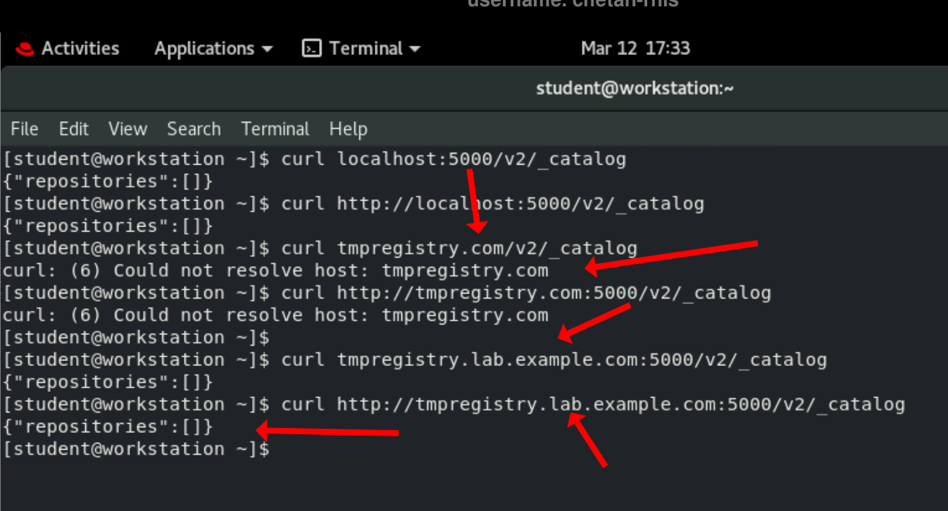 how to work with prefix in a container registry? - Red Hat Learning Community