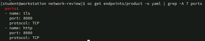 do280-4.12 / network-review lab / step 6 create ro... - Red Hat ...
