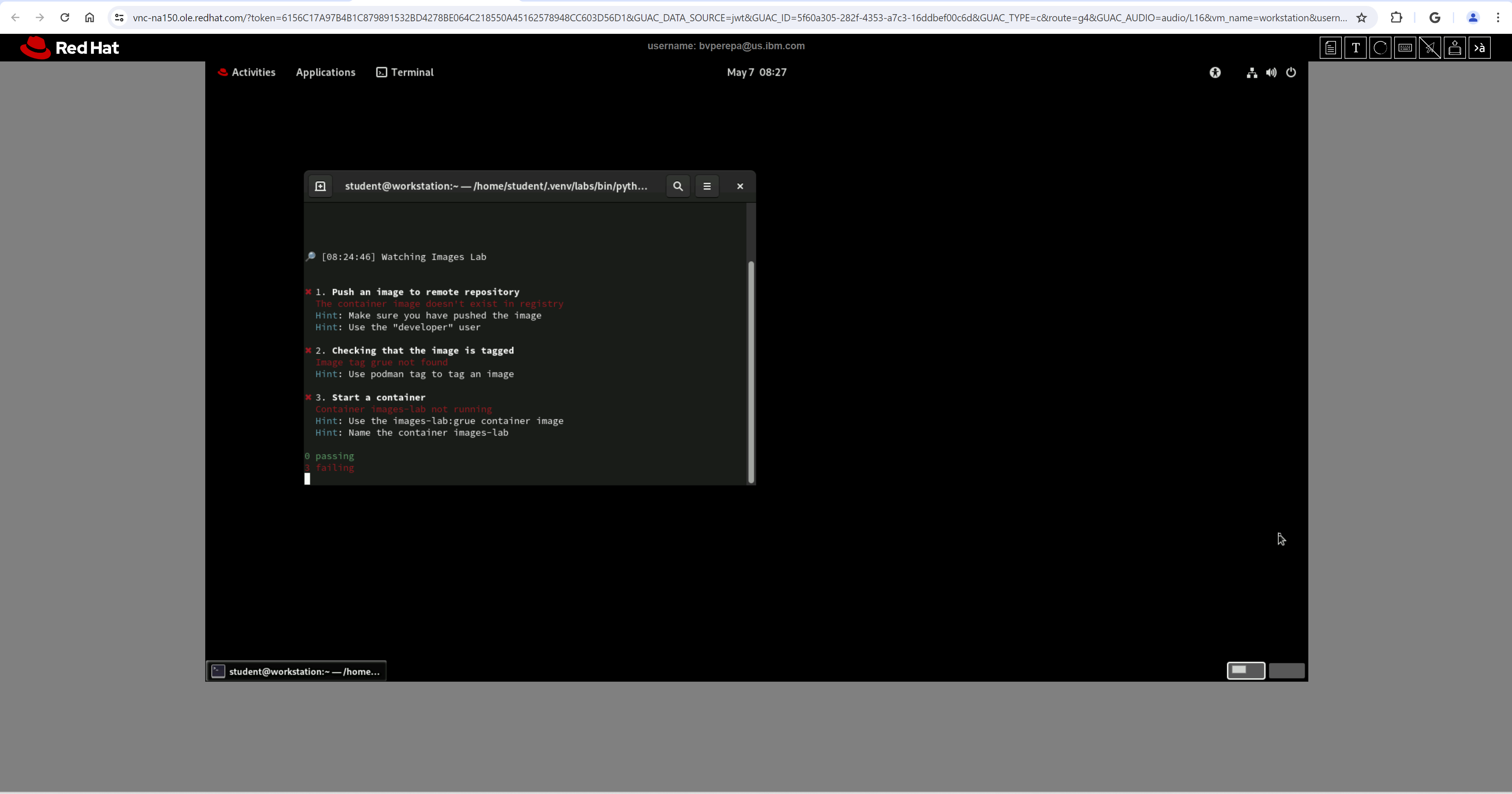 Solved: Re. RHLS Partner Access - DO188 - Lab not found is... - Red Hat Learning Community