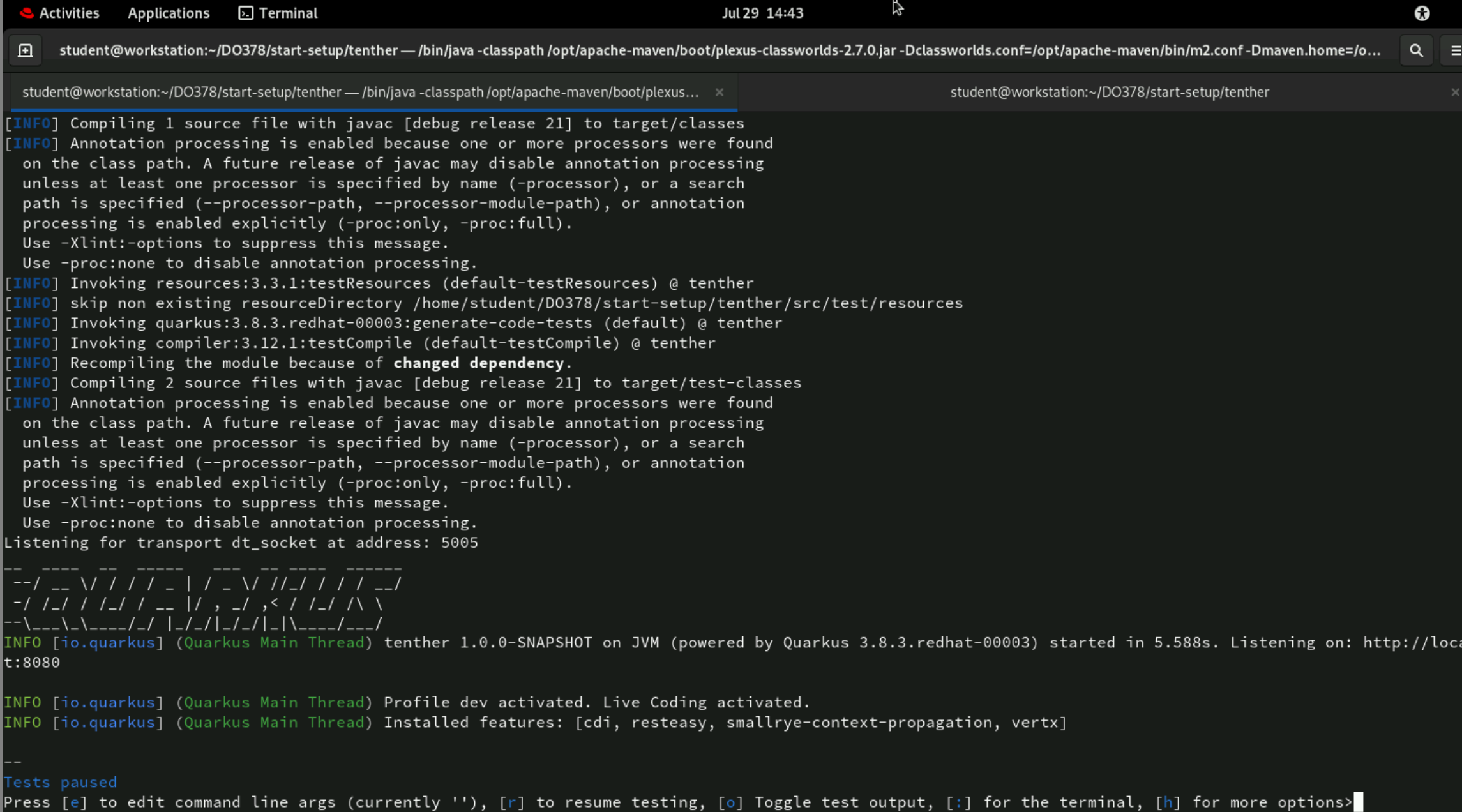 Solved: Compilation Failure first lab - Red Hat Learning Community