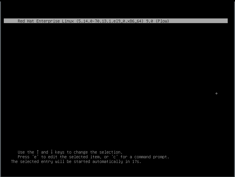 Solved: RH134 / RH199: RHEL9.0 Lab reset root password usi... - Red Hat ...