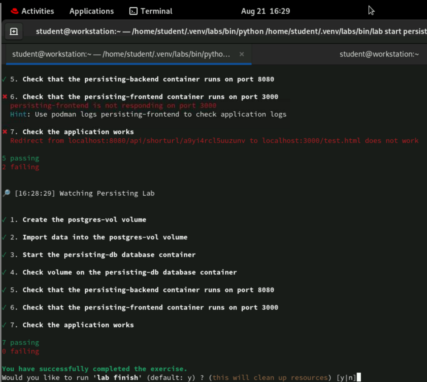 Solved: DO188 Chapter 5 Lab Not Succeeding - Red Hat Learning Community