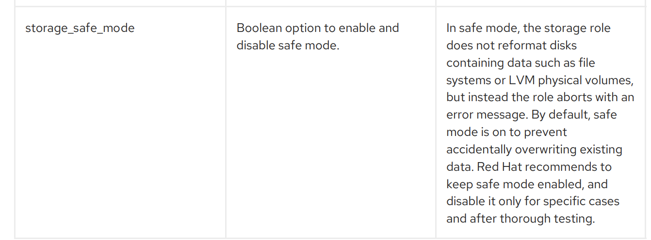 Solved: Using redhat.rhel_system_roles.storage on a disk w... - Red Hat Learning Community